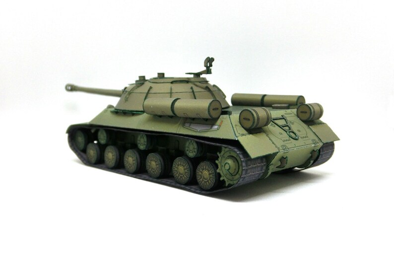 IS-3, Papercraft, 3D Paper Model, Soldier, Tank, Paper Craft, Template ...