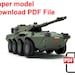 Crusader MK3-1, Papercraft, 3D Paper Model, Soldier, Tank, Paper Craft ...