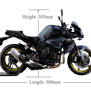 Yamaha MT-10 Ultra Realistic Papercraft, 3D Paper Model, Motorcycle ...