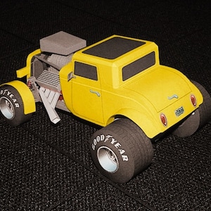 Ford Hot Rod, Papercraft, 3D Paper Model, Animal, Zoo, Paper Craft ...