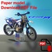 Yamaha MT-10 Ultra Realistic Papercraft, 3D Paper Model, Motorcycle ...