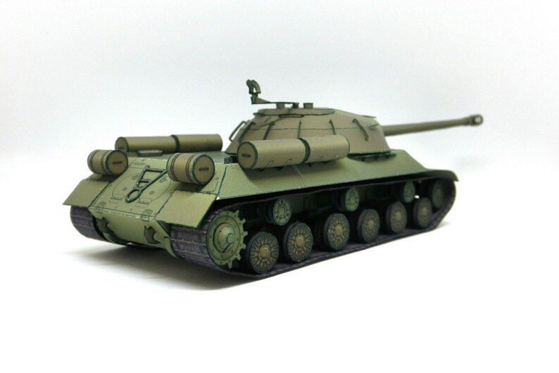 IS-3, Papercraft, 3D Paper Model, Soldier, Tank, Paper Craft, Template ...