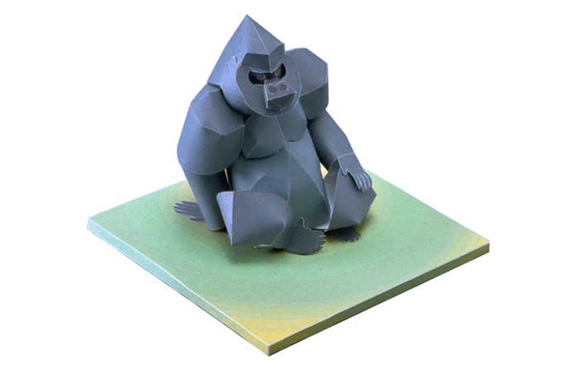 Gorilla Papercraft, 3D Paper Model DIY (PDF Template) - Etsy Australia