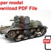 Crusader MK3-1, Papercraft, 3D Paper Model, Soldier, Tank, Paper Craft ...