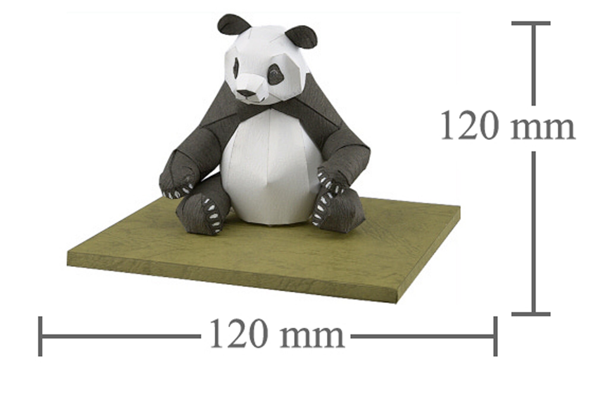 Giant Panda, Papercraft, 3D Paper Model, Animal, Zoo, Paper Craft ...