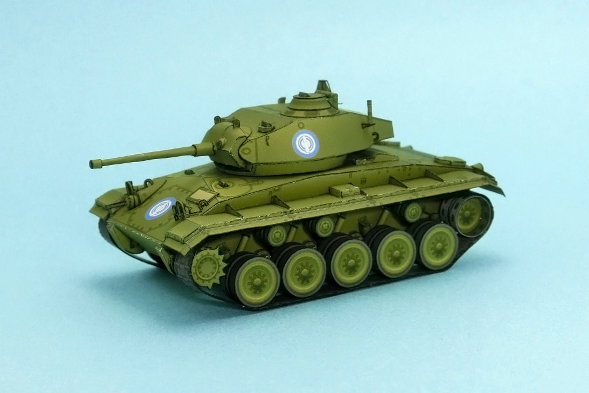 M24 Chaffee, Papercraft, 3D Paper Model, Soldier, Tank, Paper Craft ...