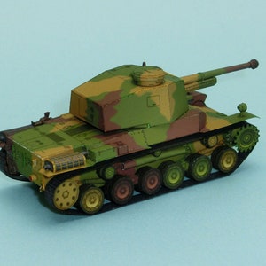 Type3, Papercraft, 3D Paper Model, Soldier, Tank, Paper Craft, Template ...