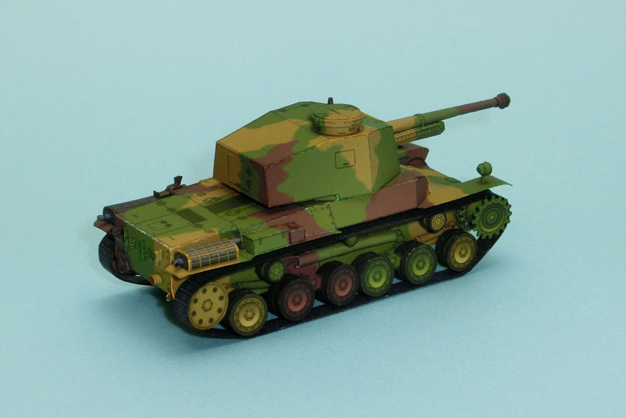 Type3, Papercraft, 3D Paper Model, Soldier, Tank, Paper Craft, Template ...