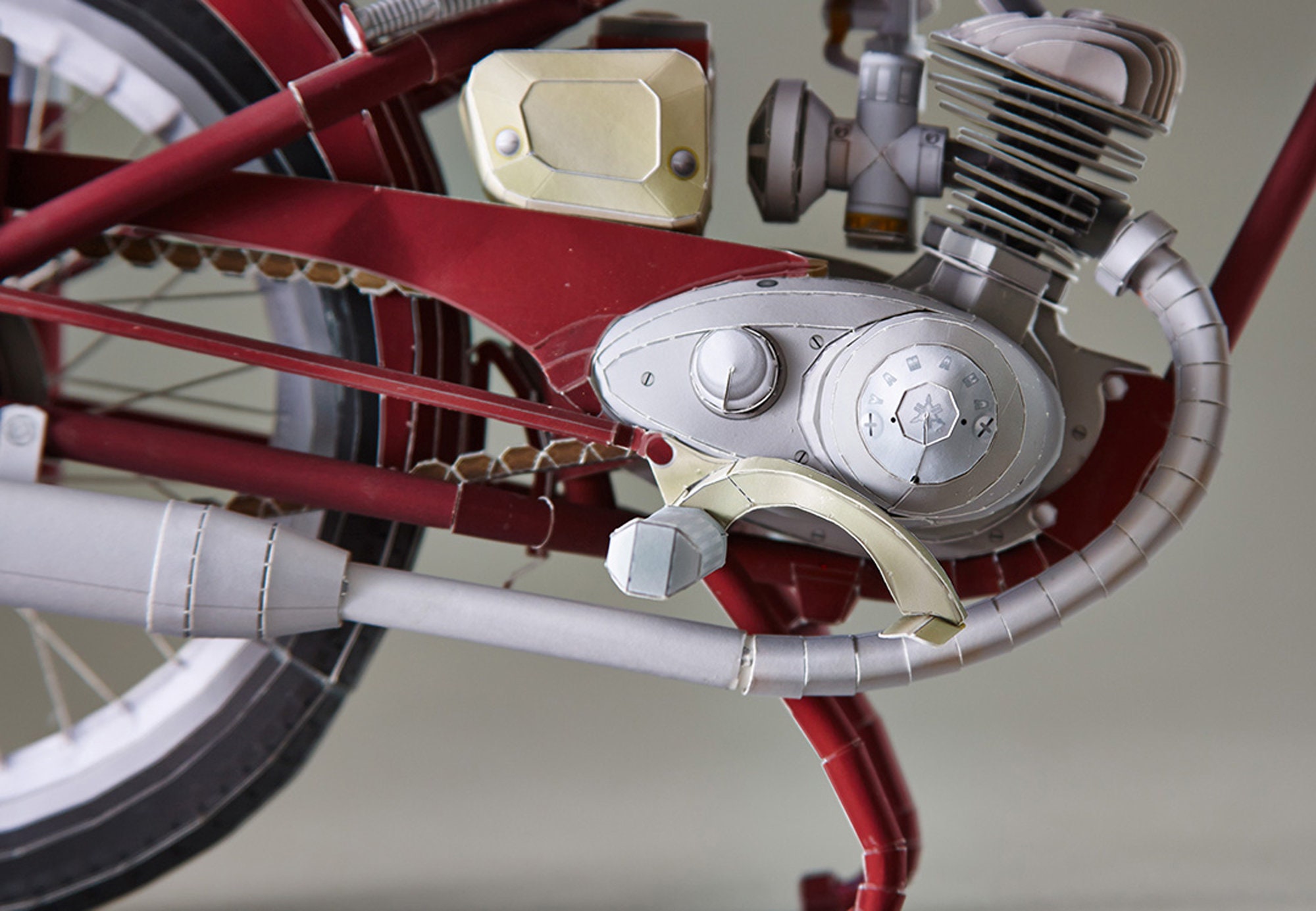 Yamaha YA-1 Motorcycle Paper Model, Ultra Realistic 3D Papercraft (PDF ...