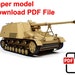 Crusader MK3-1, Papercraft, 3D Paper Model, Soldier, Tank, Paper Craft ...