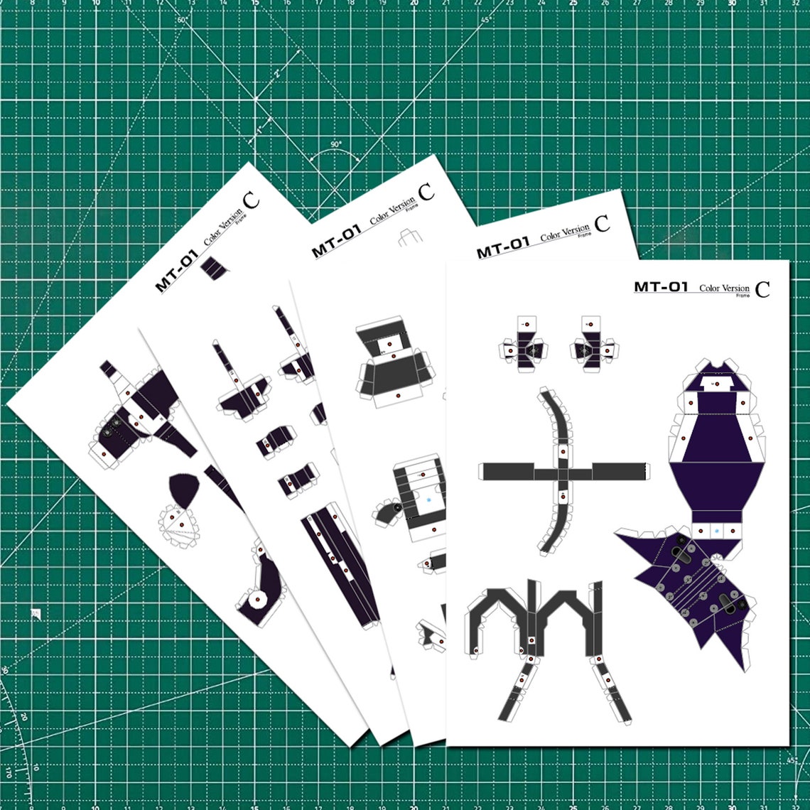 Yamaha MT-01 Ultra Realistic Papercraft, 3D Paper Model, Motorcycle ...