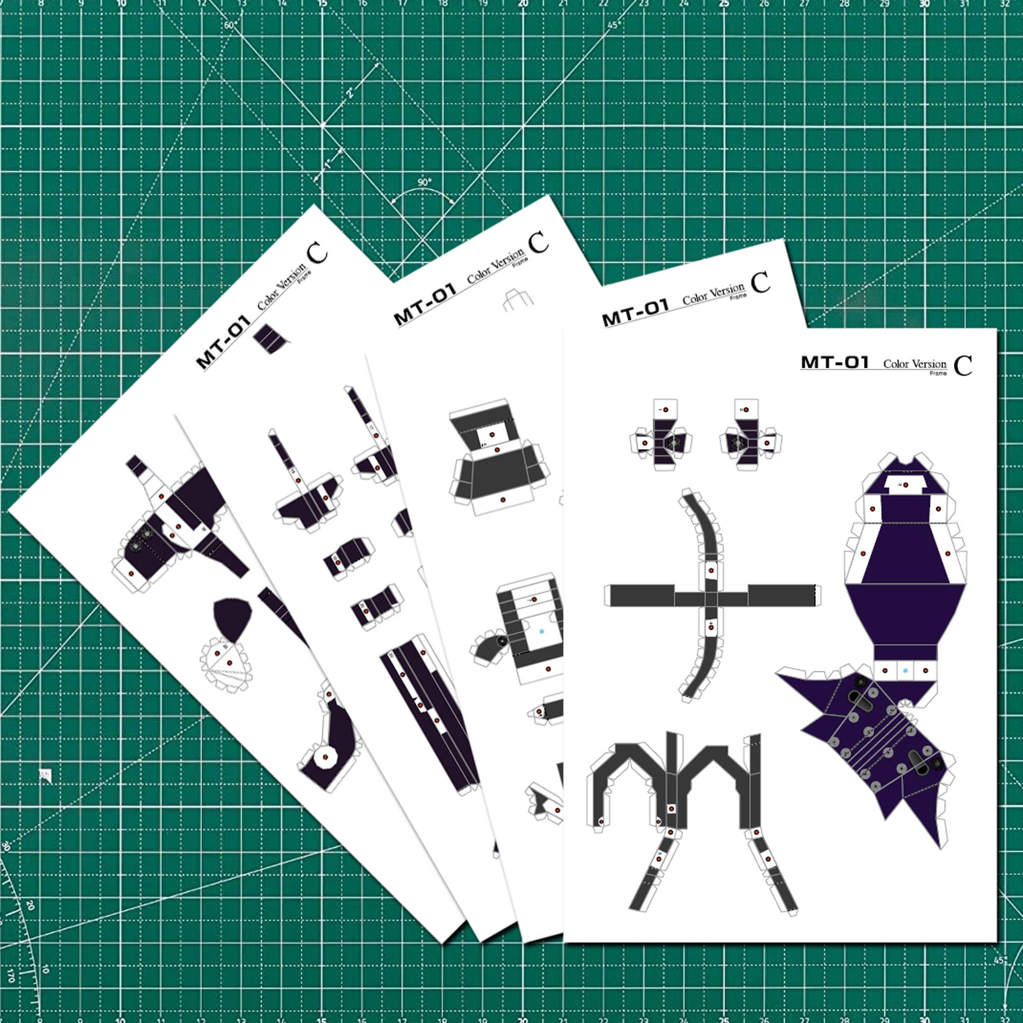 Yamaha MT-01 Ultra Realistic Papercraft, 3D Paper Model, Motorcycle ...