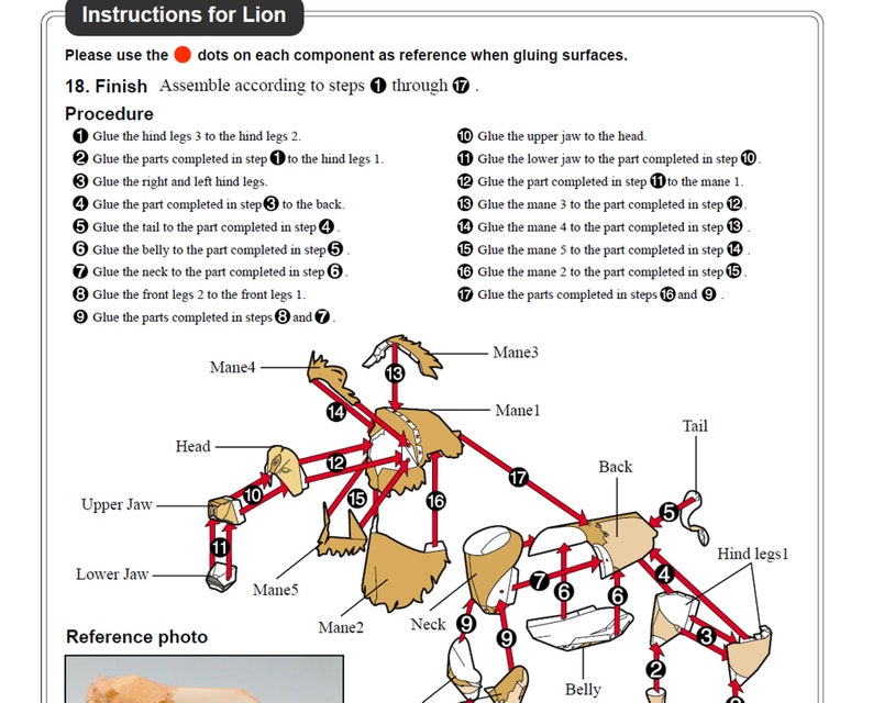 Lion, Papercraft, 3D Paper Model, Animal, Zoo, Paper Craft, Template ...