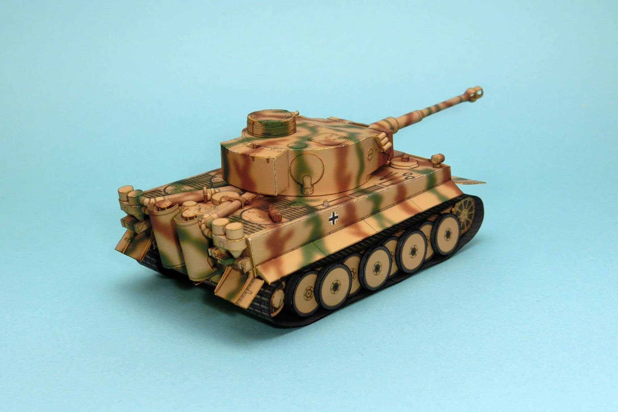 Tiger 1, Papercraft, 3D Paper Model, Soldier, Tank, Paper Craft ...