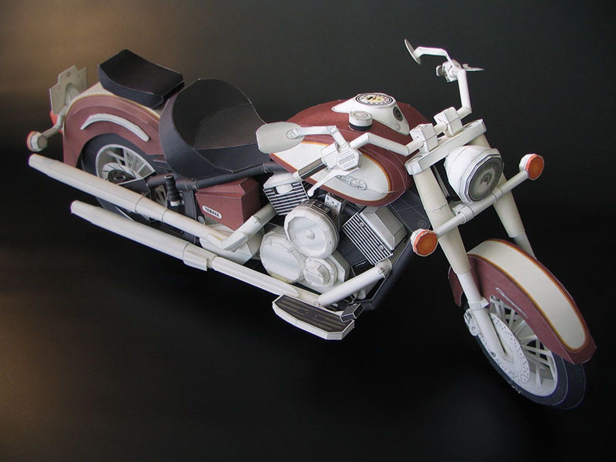 Yamaha DSC11 Realistic Papercraft, 3D Paper Model, Motorcycle, Paper ...