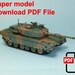 Type90, Papercraft, 3D Paper Model, Soldier, Tank, Paper Craft ...