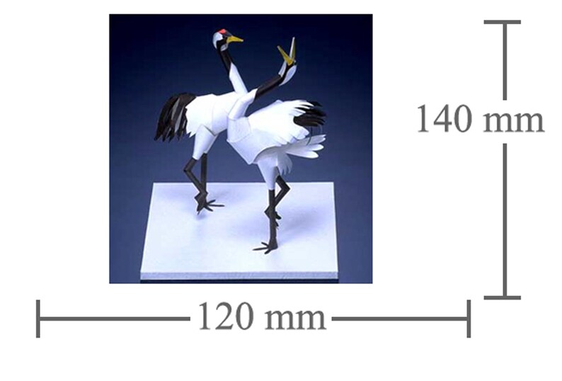 Japanese Crane, Papercraft, 3D Paper Model, Animal, Zoo, Paper Craft ...