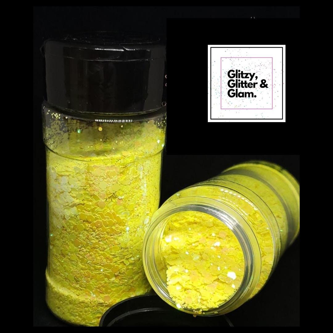 Tweety - Iridescent Yellow Glitter - Etsy