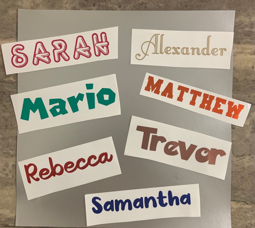 Name Decal, Name Sticker, Custom Stickers, Custom Name Sticker, Decals ...