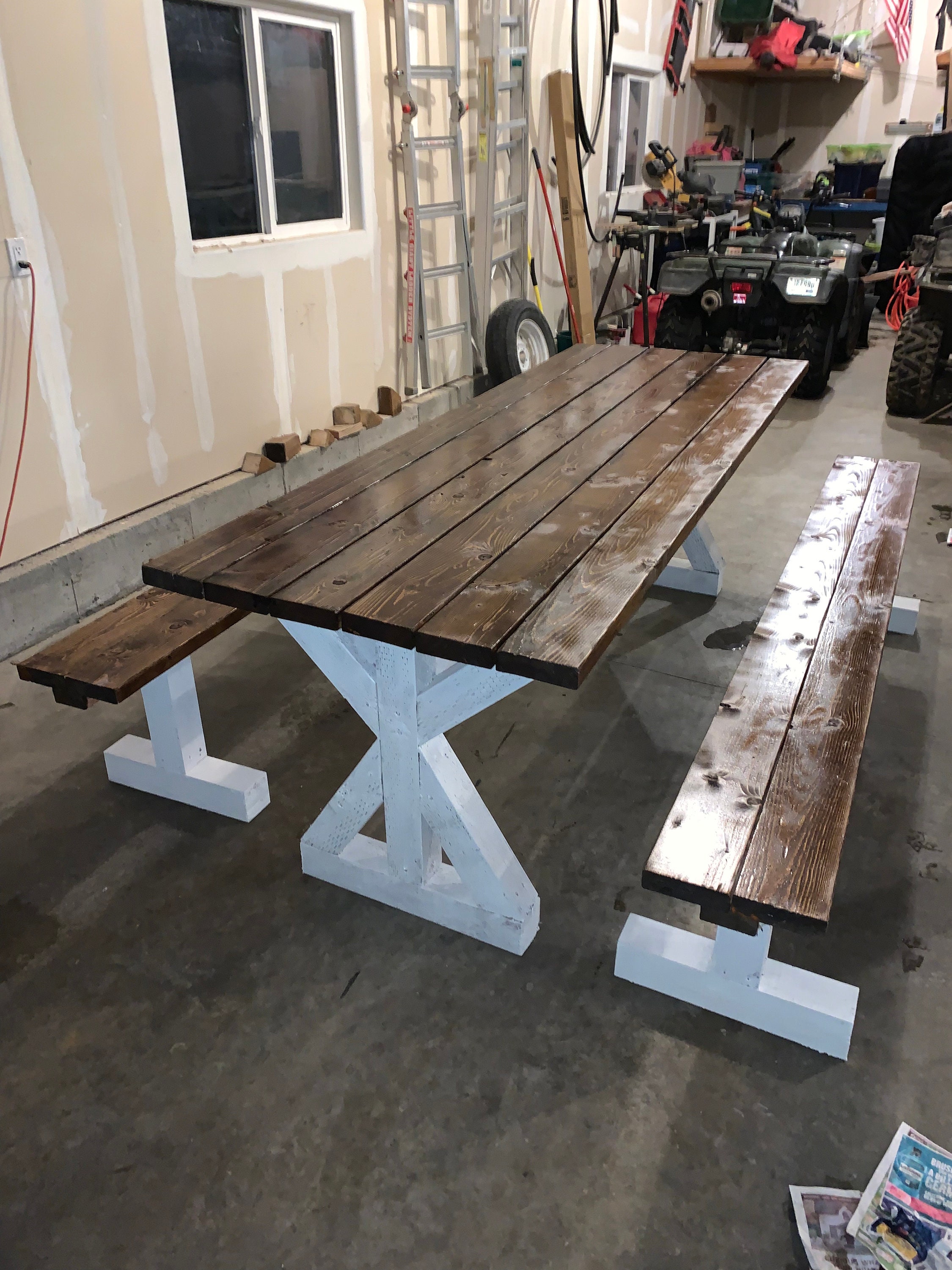 Country Dining Table - Etsy