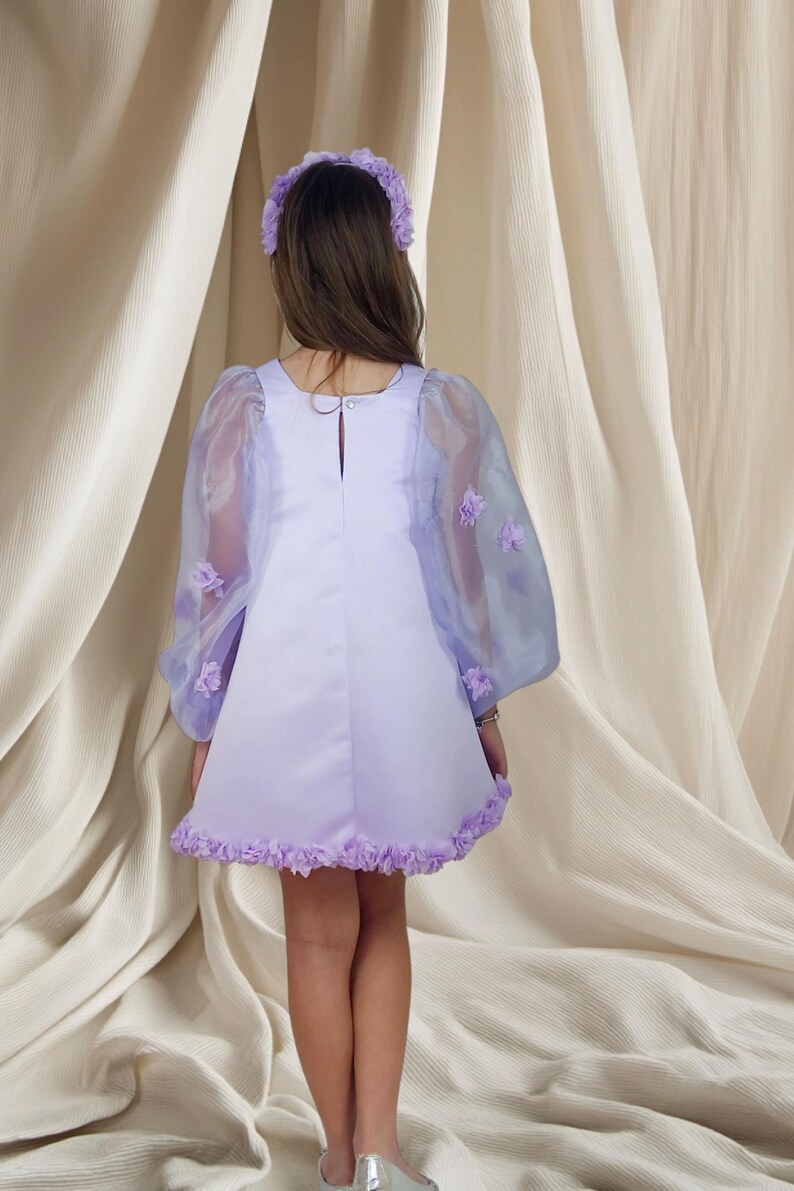 Lilac Kids Dress, Lilac Party Dress, Birthday Outfit, Christmas Dress ...