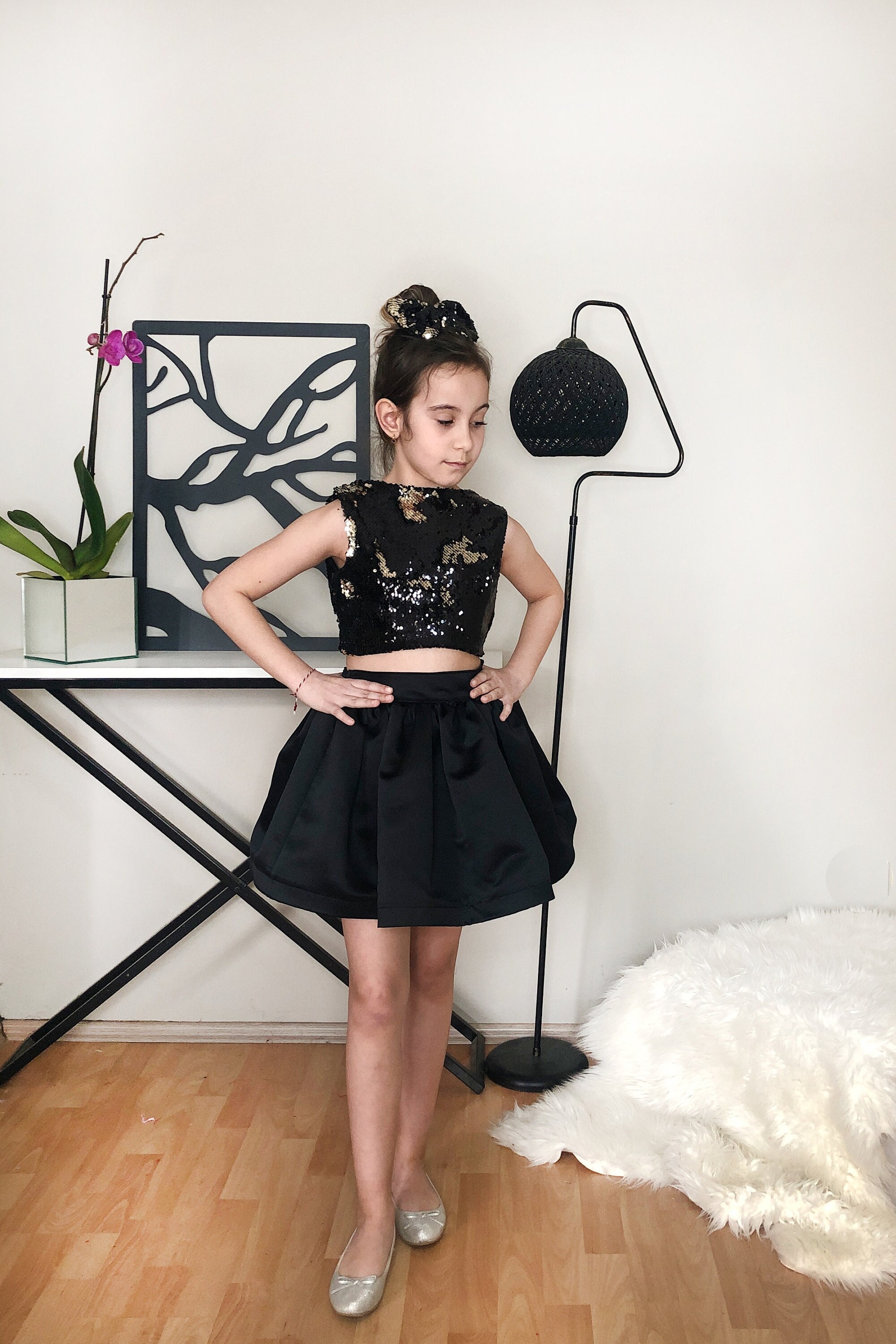 Sequin Kids Dress, Sequin Party Dress, Birthday Dress, Black Outfit ...