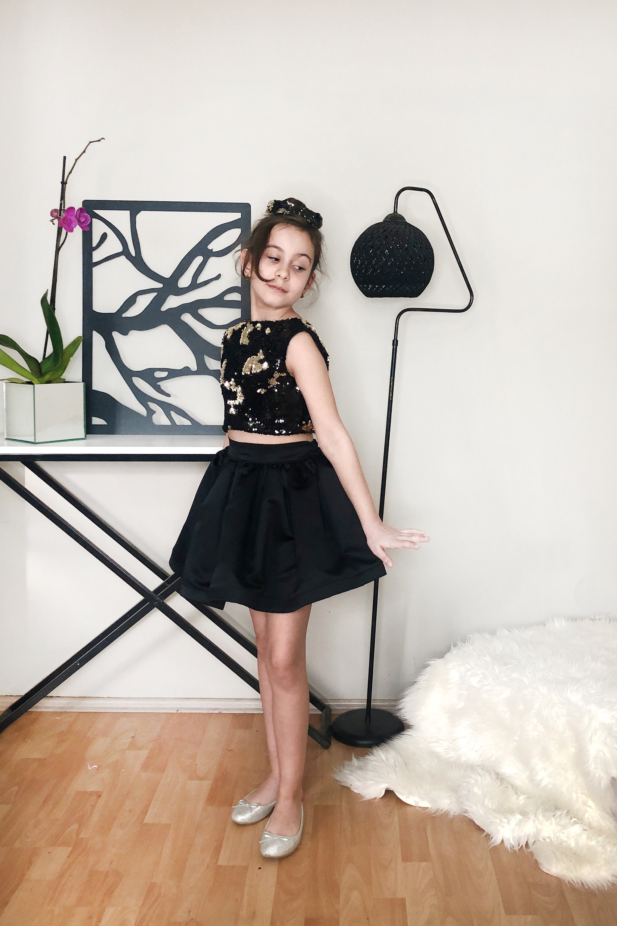 Sequin Kids Dress, Sequin Party Dress, Birthday Dress, Black Outfit ...