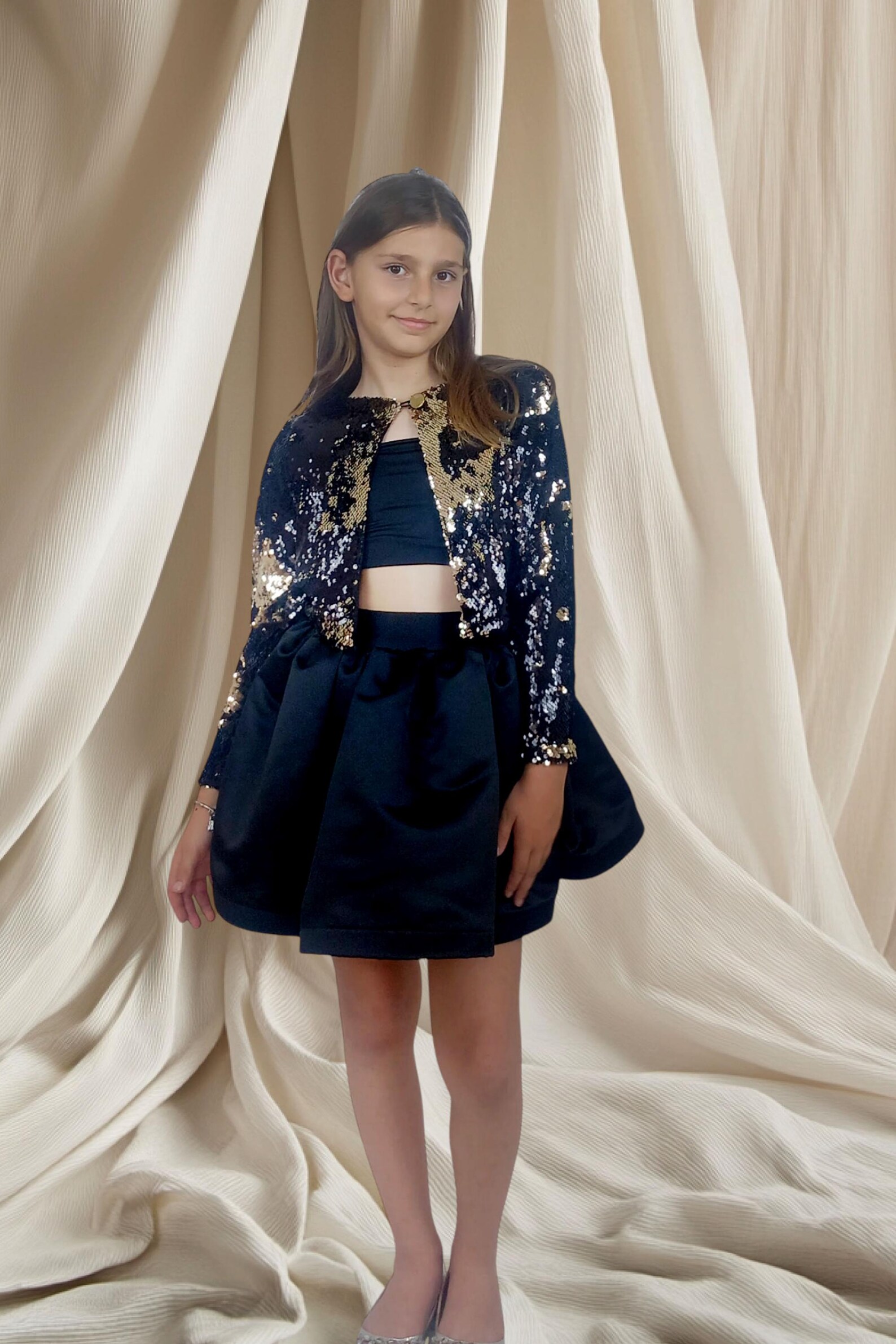 Sequin Kids Dress, Sequin Party Dress, Birthday Dress, Black Outfit ...