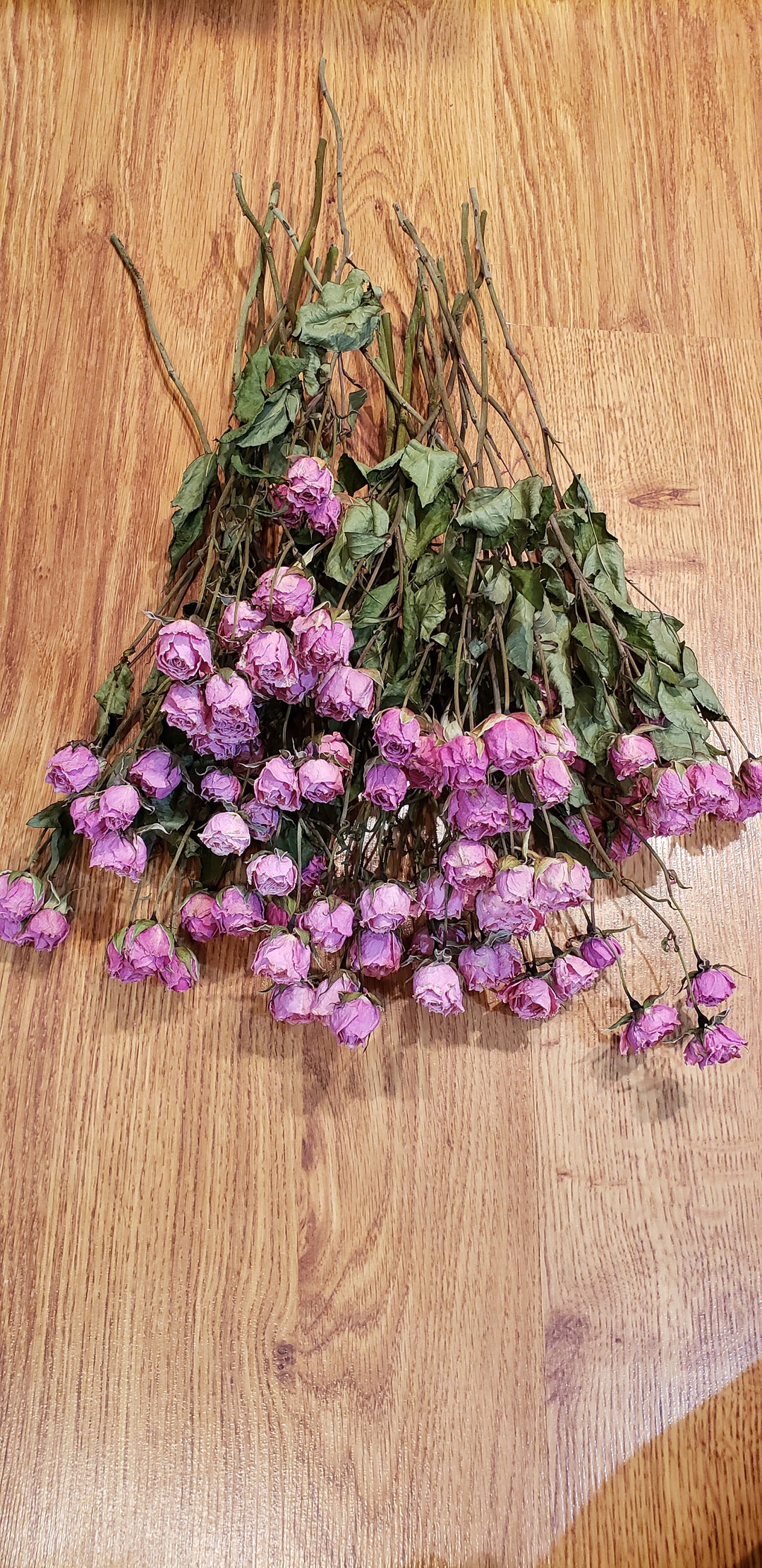 6 Small Air Dried Pink Roses, Mini Rose Bouquet for Crafts, for Home ...