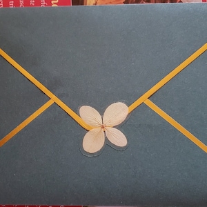 Real Flower Sticker, Pressed Flower Envelope Sealer, Wedding Invitation ...