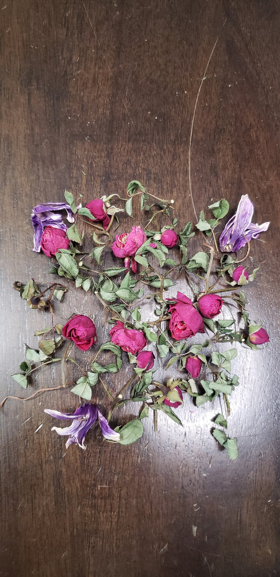 Air Dried Mini Rose Set - Etsy