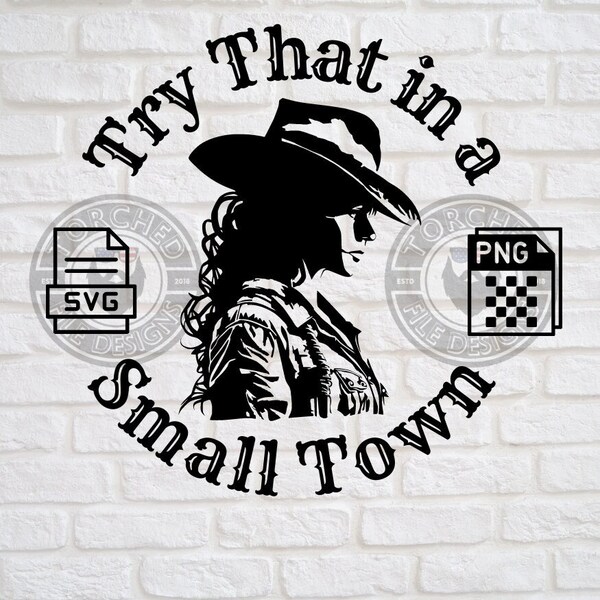 Try That in a Small Town Svg - Etsy