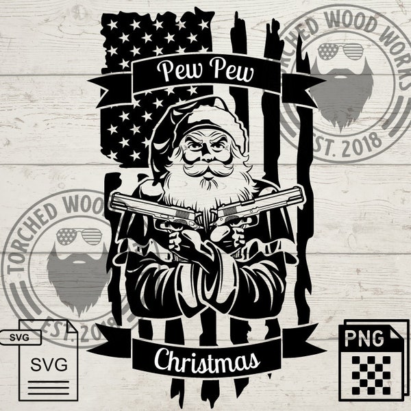 Tactical Santa Svg - Etsy
