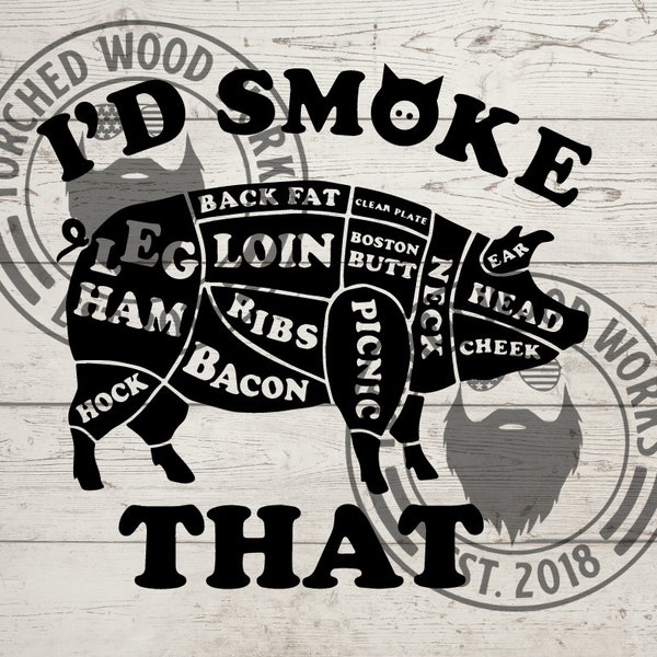I'd Smoke That Svg - Etsy