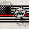Fire Fighter Tattered Flag SVG, PNG, CNC, Laser, Vinyl Cutter ...