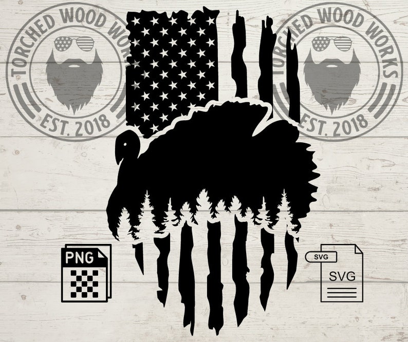 Turkey Silhouette Flag! SVG, PNG, CNC, Laser, Vinyl Cutter, Silhouette ...