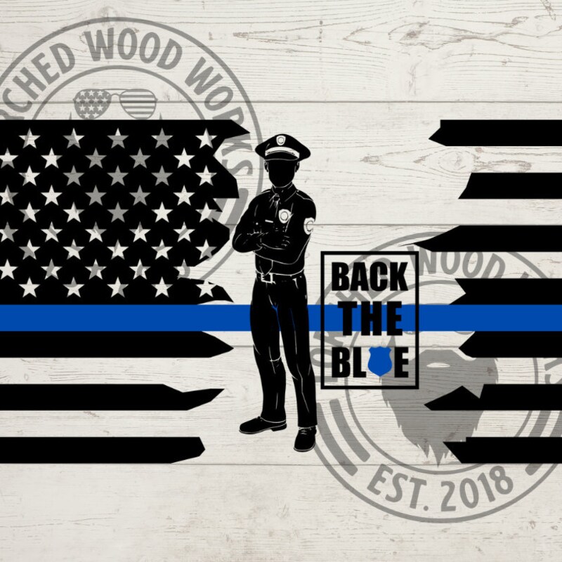 Back the Blue - Etsy