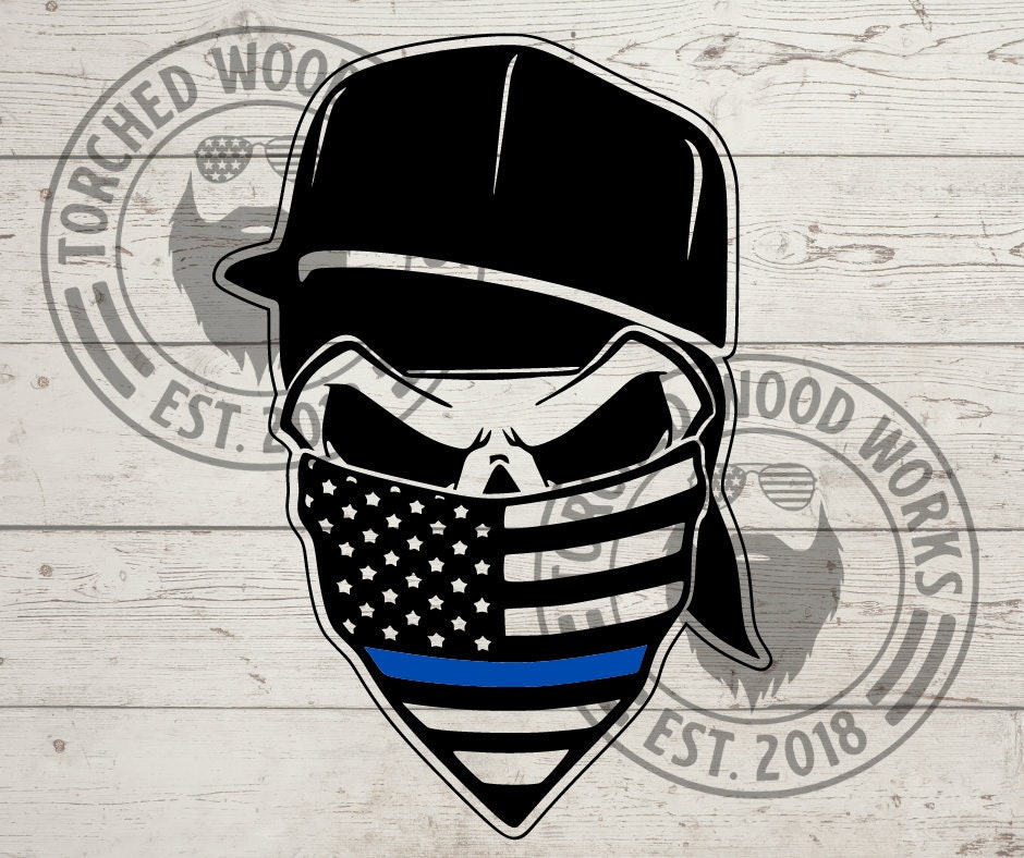Thin Blue Line! Police File! SVG, PNG, CNC, Laser, Vinyl Cutter ...