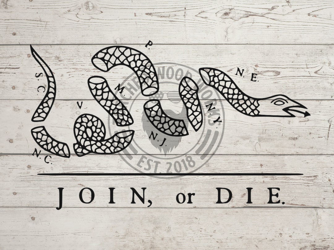 Join or Die File! SVG, PNG, CNC, Vinyl Cutter, Laser, Cricut ...