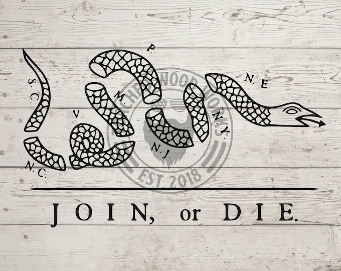 Join, or Die SVG - Etsy
