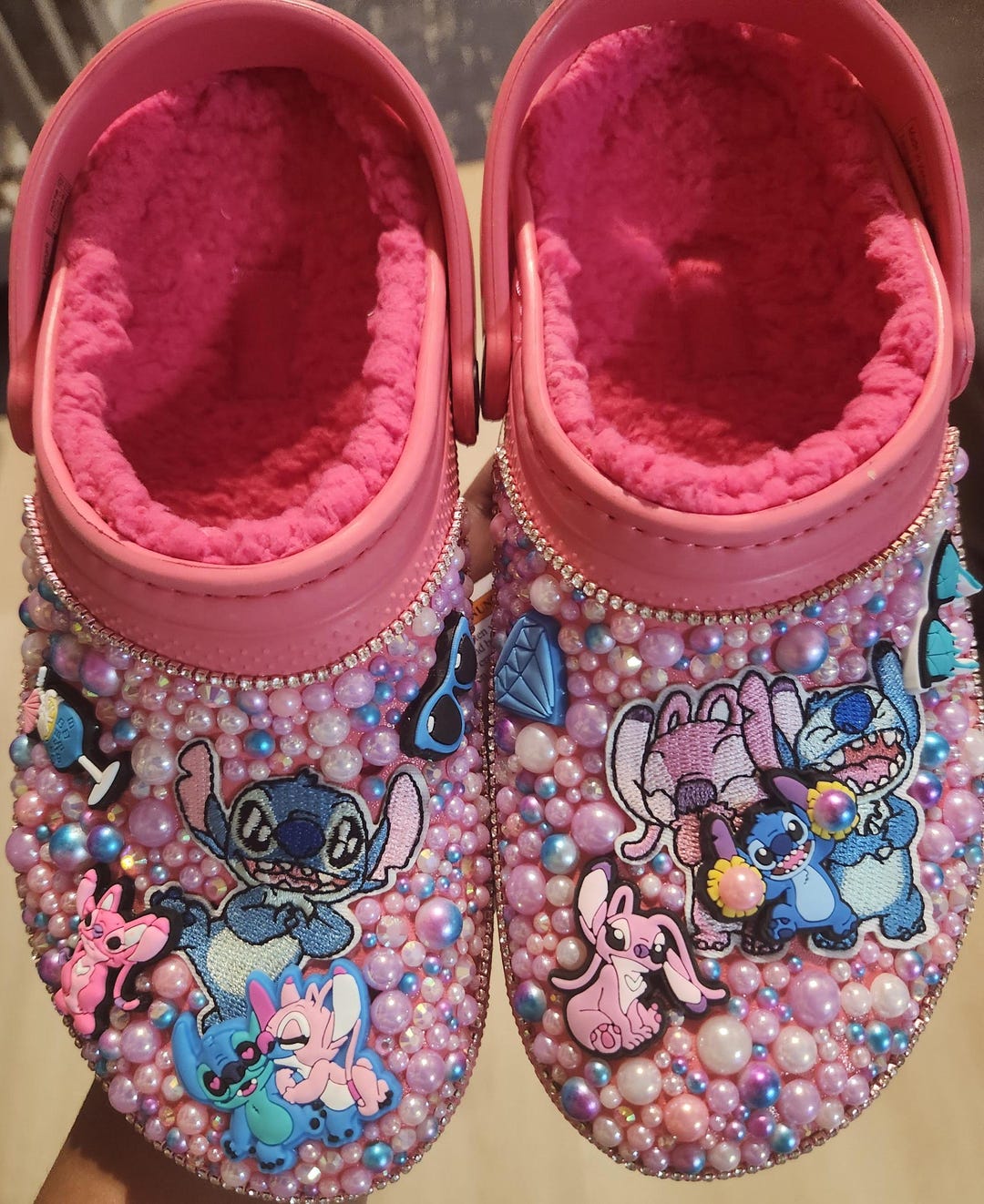 Custom Crocs W/ Characters Blinged Out Shoes for Kids Personalized ...