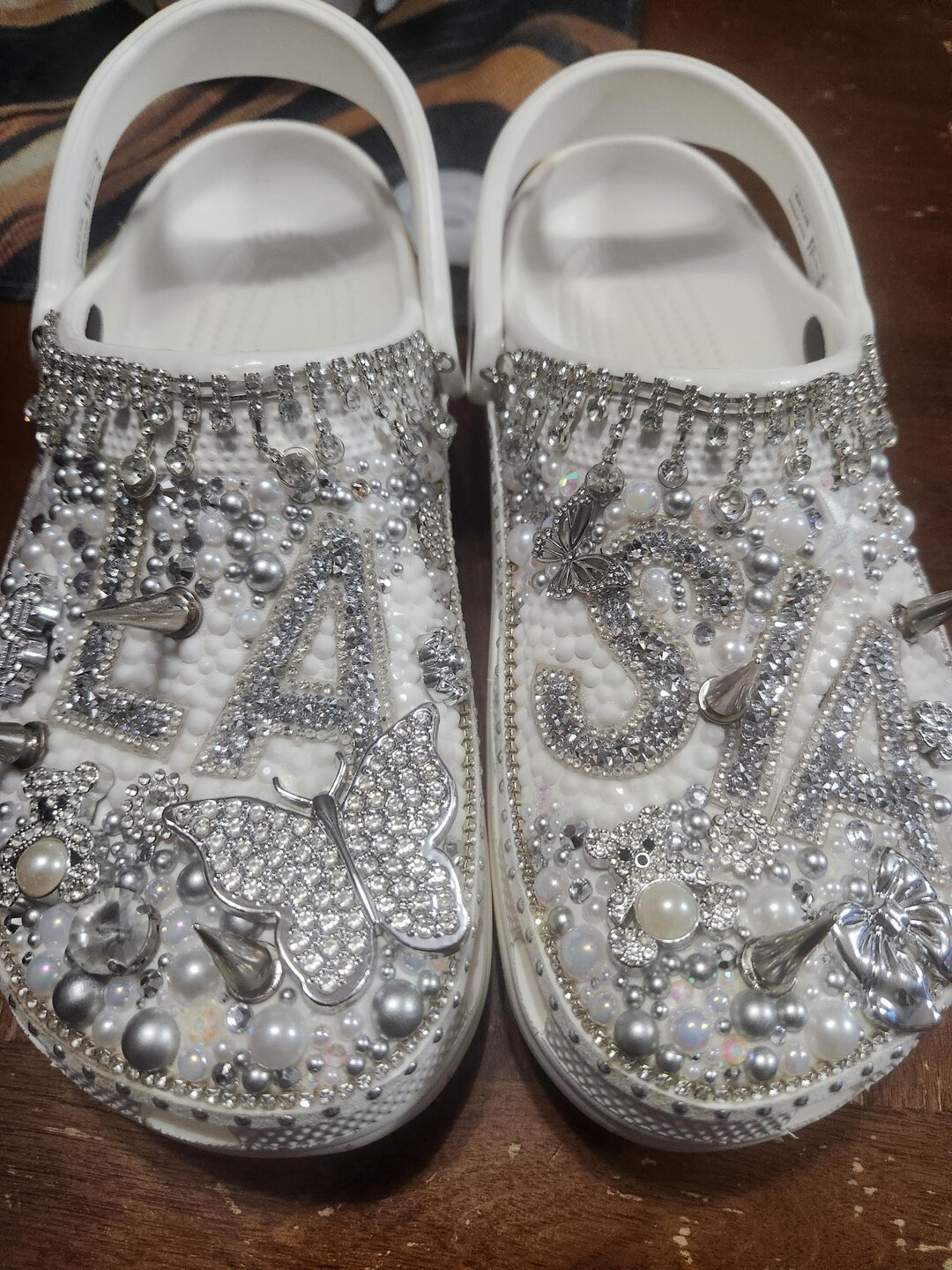Custom Crocs W/ Characters Blinged Out Shoes for Kids and Women ...