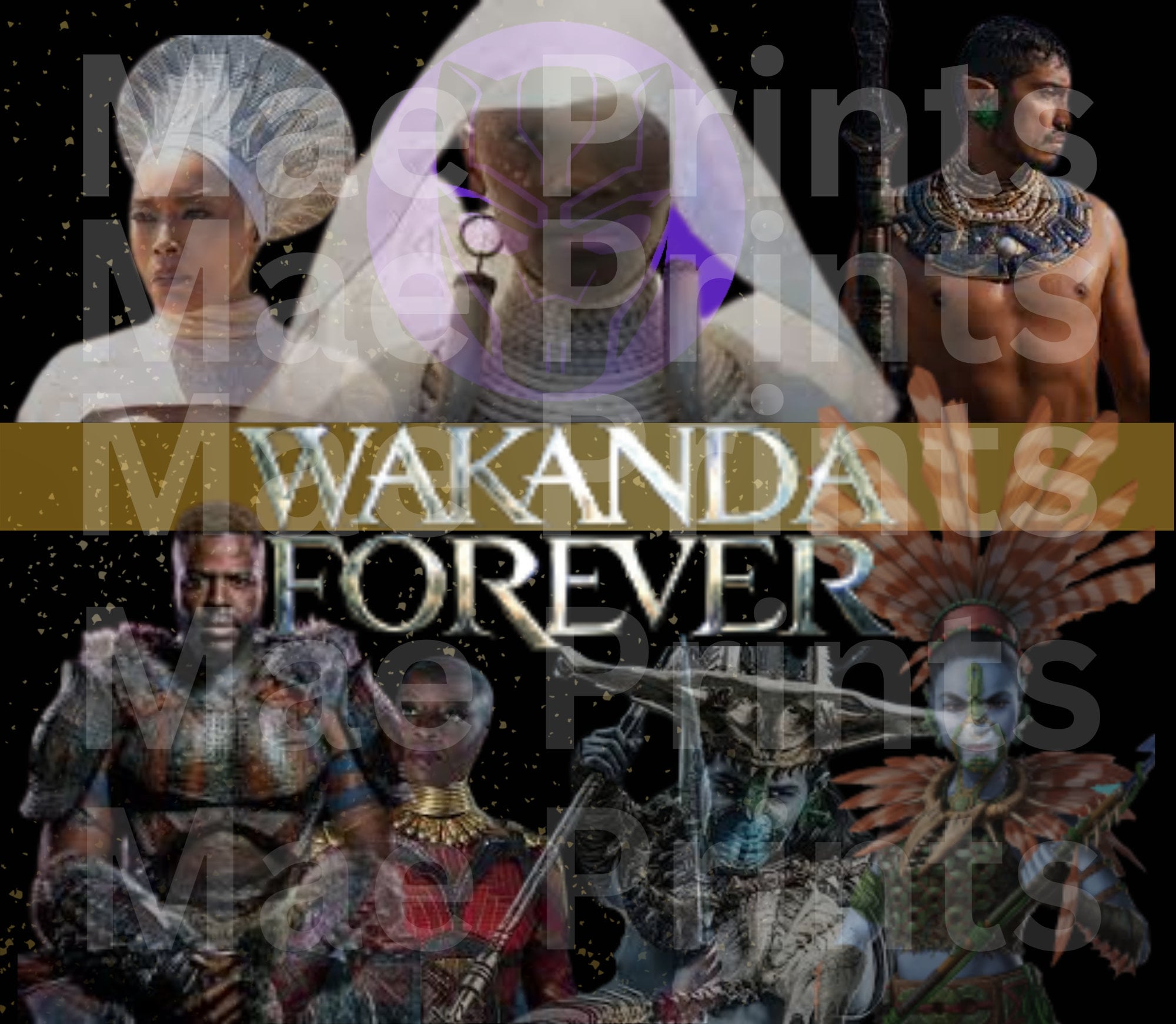 Black Panther Wakanda Forever Themed Tumbler Design PNG - Etsy