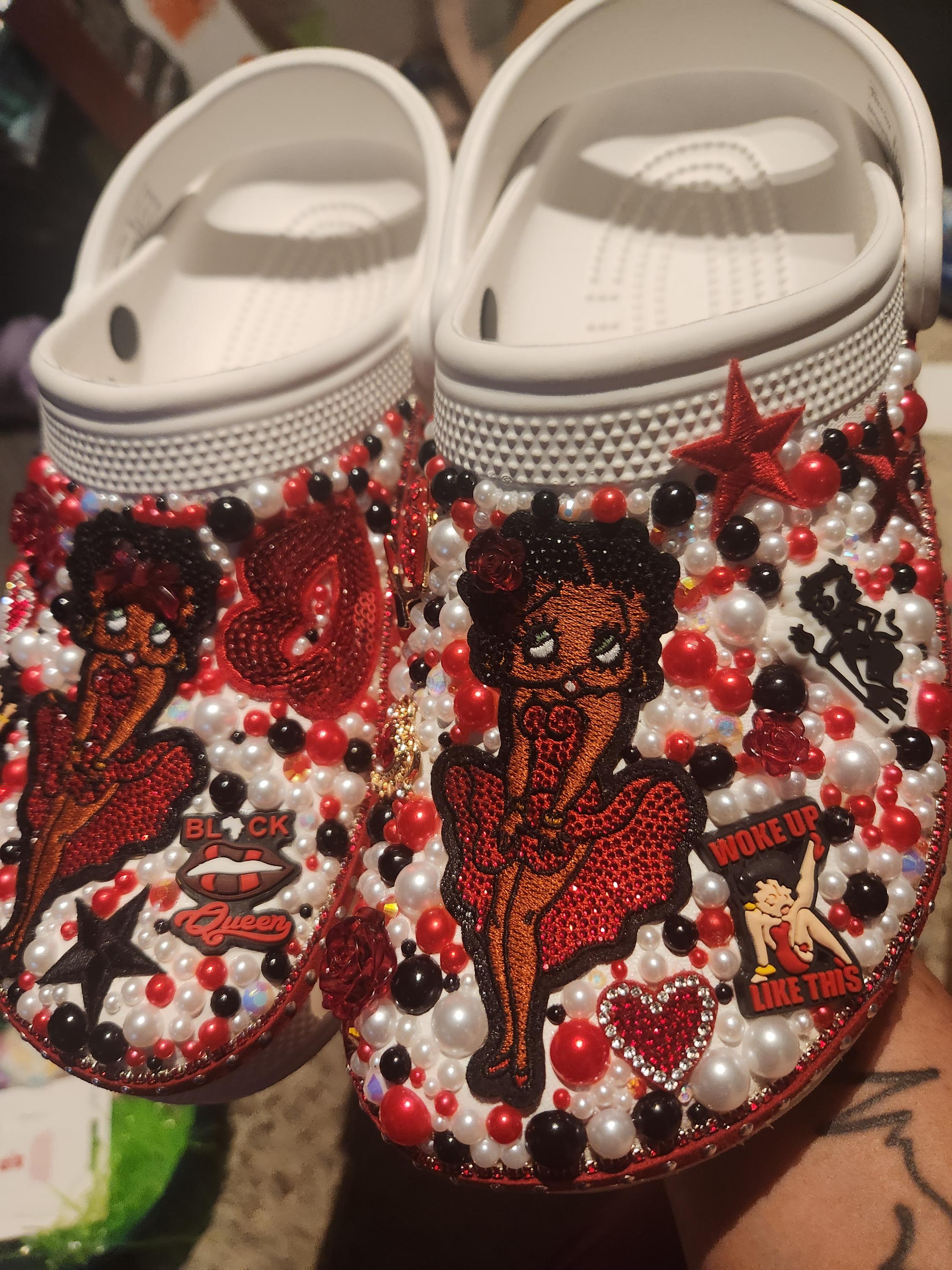 Custom Crocs W/ Characters Blinged Out Shoes for Kids and Women ...