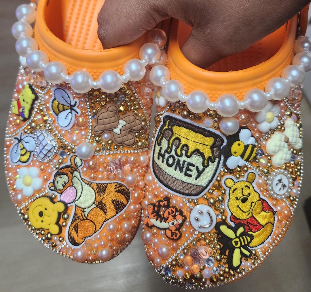 Custom Crocs W/ Characters Blinged Out Shoes for Kids and Women ...