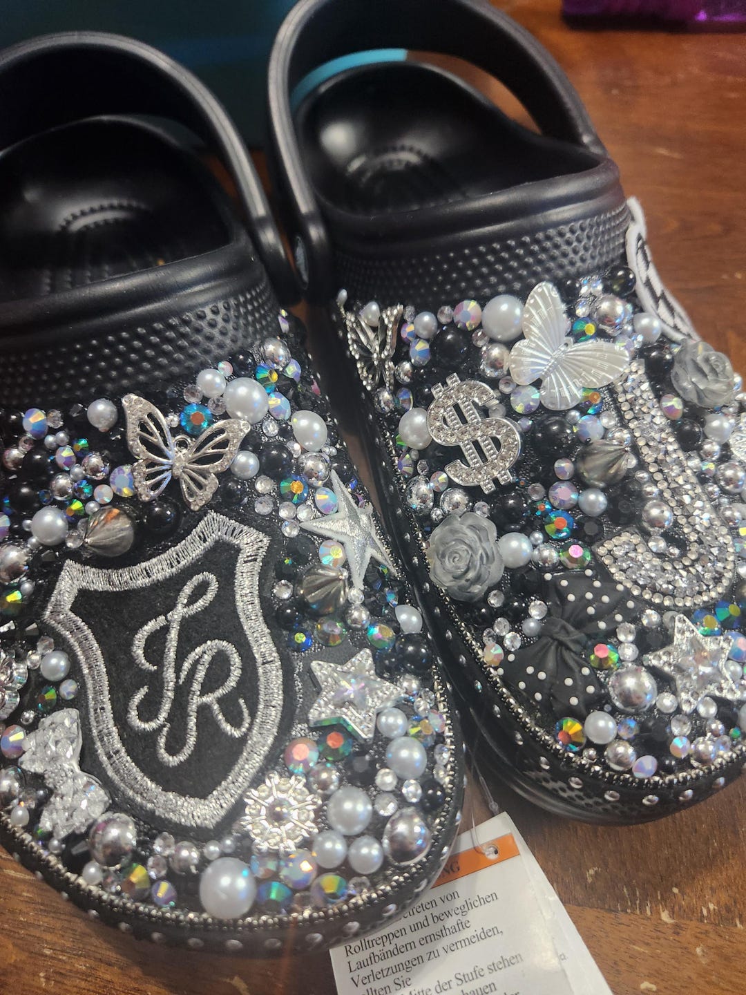 Custom Crocs W/ Characters Blinged Out Shoes for Kids and Women ...