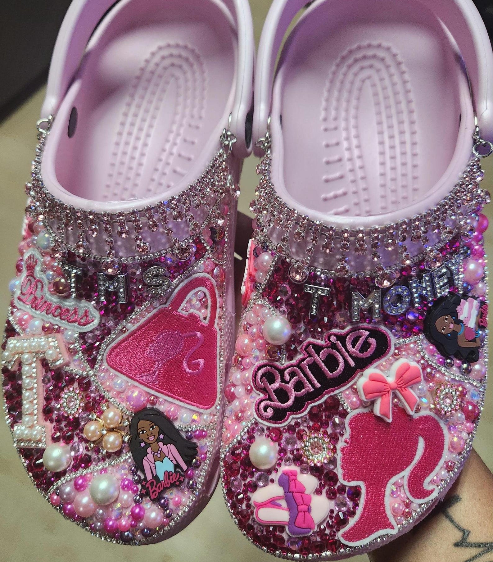 Custom Crocs W/ Characters Blinged Out Shoes for Kids and Women ...