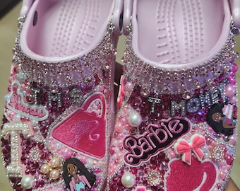 Custom Crocs W/ Characters Blinged Out Shoes for Kids and Women ...