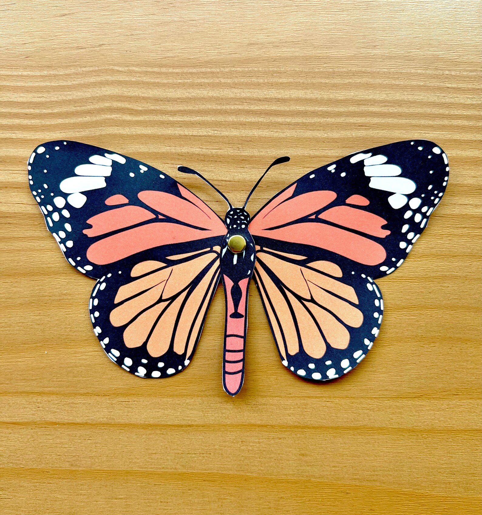 Printable Articulated PAPER DOLL BUTTERFLY Instant Diy Kit - Etsy