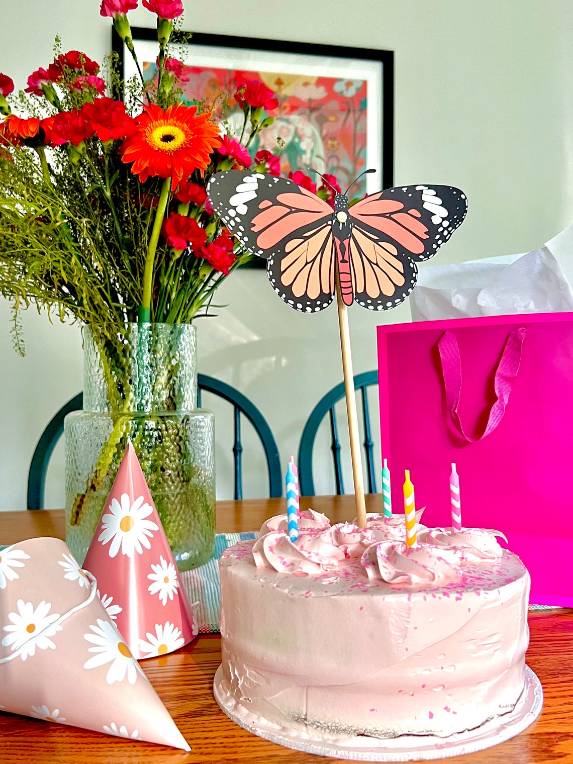 Printable Articulated PAPER DOLL BUTTERFLY Instant Diy Kit Downloadable ...